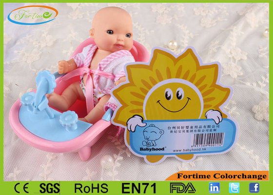 Handheld Card Water Thermometer For Baby Bath , Lovely Sunflower Style
