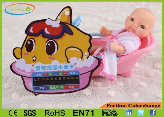 Promotional Baby Bath Thermometer Card / Safety 1st Baby Bath Temperature Thermometer