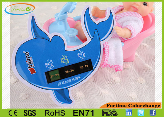Cute Dophin Shape Baby Bath Thermometer Liquid Crystal Heat Sensitive