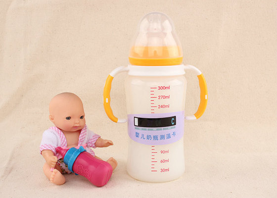 High Accuracy Waterproof Milk Bottle Thermometer / Liquid Crystal Thermometers 33℃ ~ 43℃