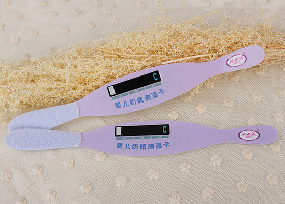 High Accuracy Waterproof Milk Bottle Thermometer / Liquid Crystal Thermometers 33℃ ~ 43℃