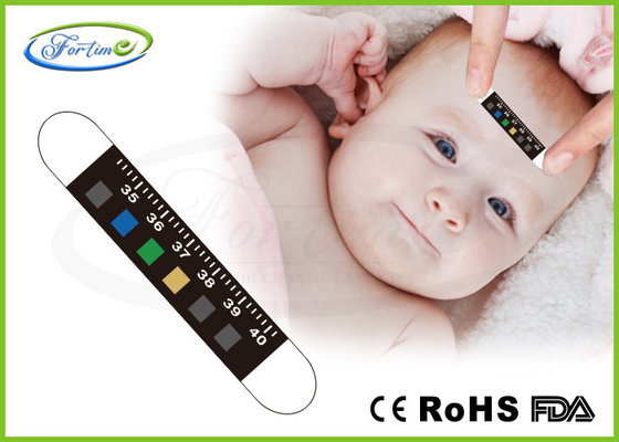 Flexible LC Forehead Thermometer Strip for Children Body Temperature