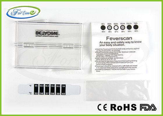 Household LCD Forehead Thermometer Strip Baby Care Fever Stickers