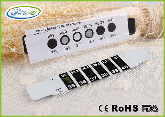 Household LCD Forehead Thermometer Strip Baby Care Fever Stickers