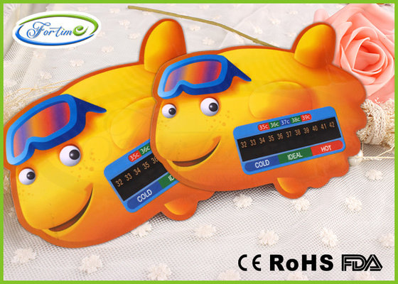Reusable Waterproof LCD Color Changing Bath Thermometer Card Heat Sensitive High Accuracy
