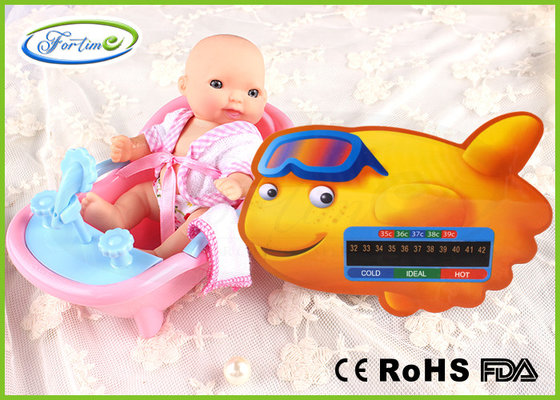 Reusable Waterproof LCD Color Changing Bath Thermometer Card Heat Sensitive High Accuracy