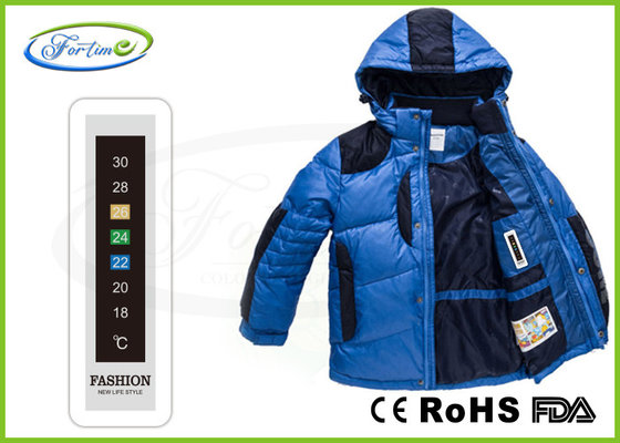 Color Change Liquid Crystal LC Clothing Thermometer Eco-friendly 16 ~ 38 ℃