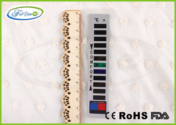 High Accuracy Liquid Crystal Thermometer Strips For Down Coat Temperature Checking