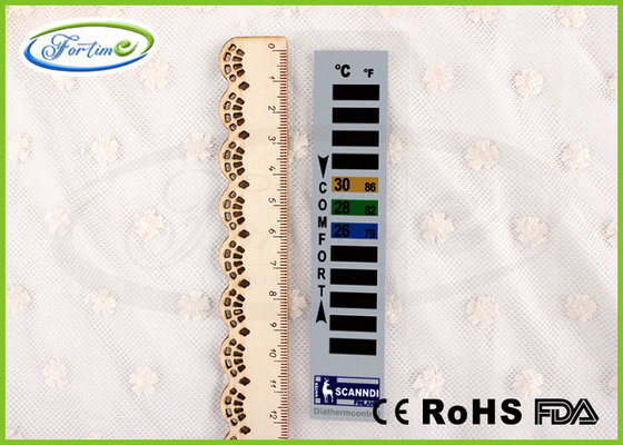 Color Changing LCD Room Thermometer Strips with Back Adhesive Sticker