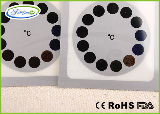 Commercial Promotion Gift Liquid Crystal Thermometer / Color Change Temperature Strips