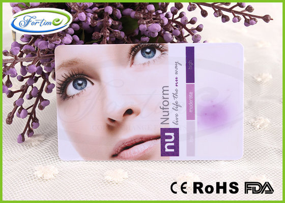 Hot Summer Necessary Color Changing UV Test Card , PP Sun Meter Cards with Offset Printing