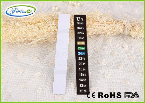 Heat-sensitive Liquid Crystal Aquarium Thermometer Sticker with Back Adhesive Stickers