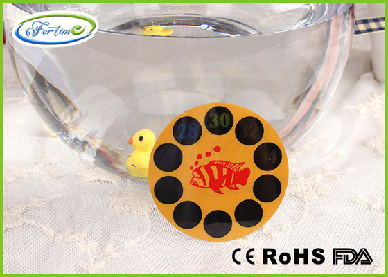 OEM  Liquid Crystal Aquarium Thermometer Sticker ,Tropical Fish Tank Thermometer Sticker
