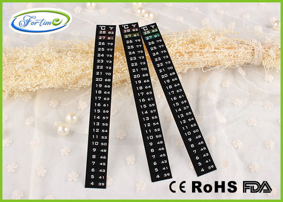 Digital Aquarium Thermometer Sticker , LCD Color Changing Thermometers 3 - 28℃