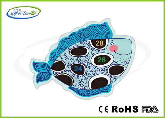 Heat Sensitive Liquid Crystal Aquarium Thermometer Strip Customized Shape