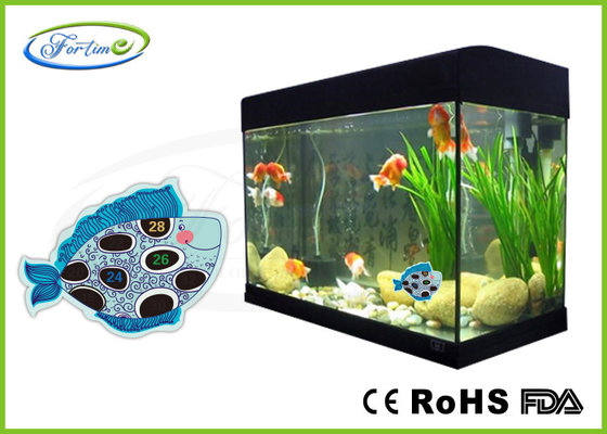 Heat Sensitive Liquid Crystal Aquarium Thermometer Strip Customized Shape