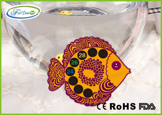 Backing Adhesive Liquid Crystal Aquarium Thermometer Sticker Easy Reading