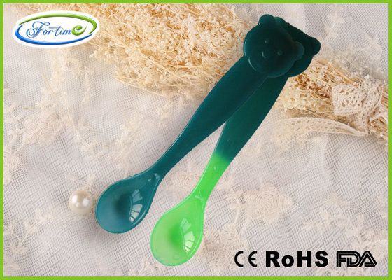 Custom Durable LFGB approved Magic Color Changing Spoons , PP Baby Feeding Spoon
