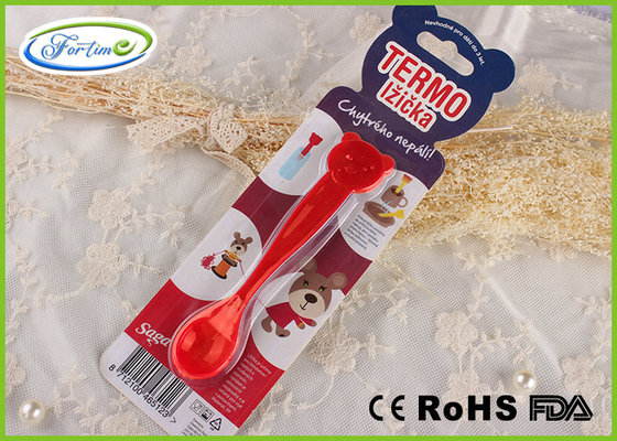 Heat-sensitive Colorful Color Changing Spoons OEM Reusable Food Grade for Baby Safety