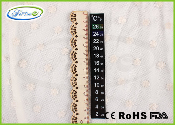 High Precision Heat Sensitive Color Changing Thermometer Strip for Measure Room Temperature