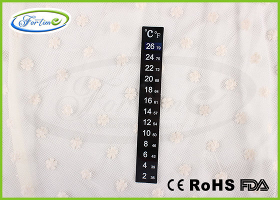 High Precision Heat Sensitive Color Changing Thermometer Strip for Measure Room Temperature