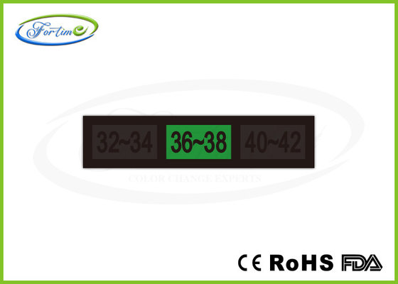 Medical Flexible PET Color Changing Thermometer Strip for Baby Forehead 32 ～ 42 ℃