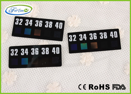 Home Daily Color Change Liquid Crystal Thermometers / Temperature Strips Eco-friendly
