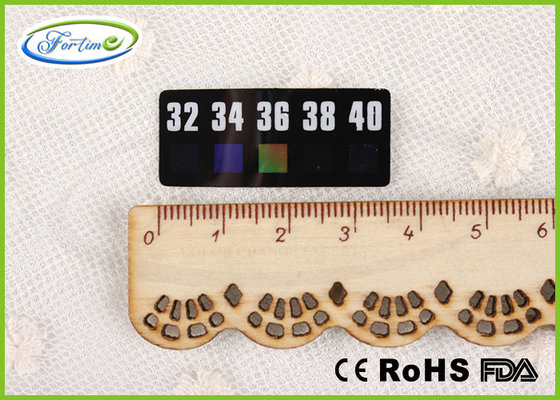 Home Daily Color Change Liquid Crystal Thermometers / Temperature Strips Eco-friendly