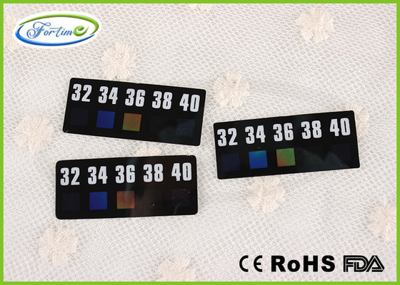 Home Daily Color Change Liquid Crystal Thermometers / Temperature Strips Eco-friendly