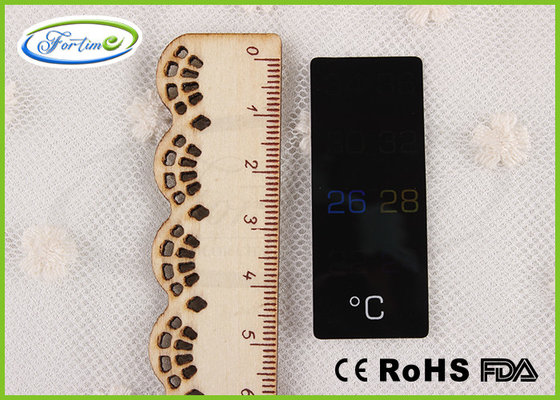 Reversible Color Changing Thermometer , Thermochromic Liquid Crystal PET Temperature Strips