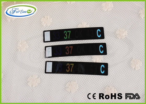 LCD Reusable Temperature Strip Reversible PET Sheet Accuracy
