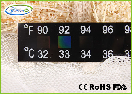 Reversible Temperature Indicating Labels LCD Thermometer Strip for Household / Diagnostic