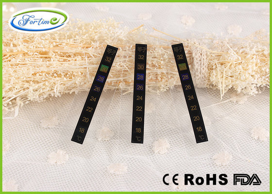 Color Change LCD Thermometer Strip , Accurate Liquid Crystal Thermometer