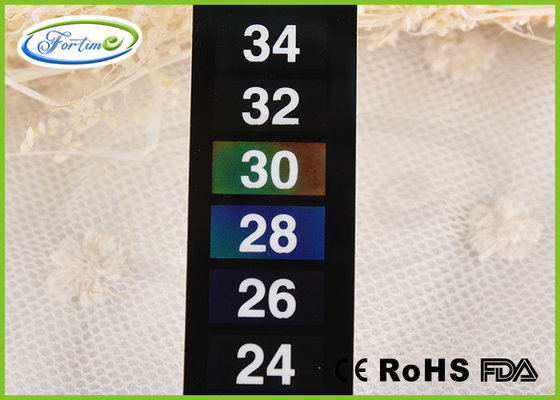 Home Feverscan LCD Thermometer Strip for Wine / Freezer / Milk Bottle Labels