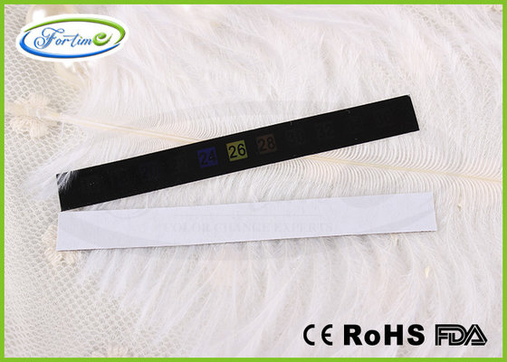 Custom Liquid Crystal Color Changing LCD Thermometer Strip with Adhesive Sticker