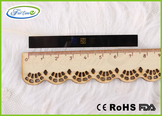 Custom Liquid Crystal Color Changing LCD Thermometer Strip with Adhesive Sticker