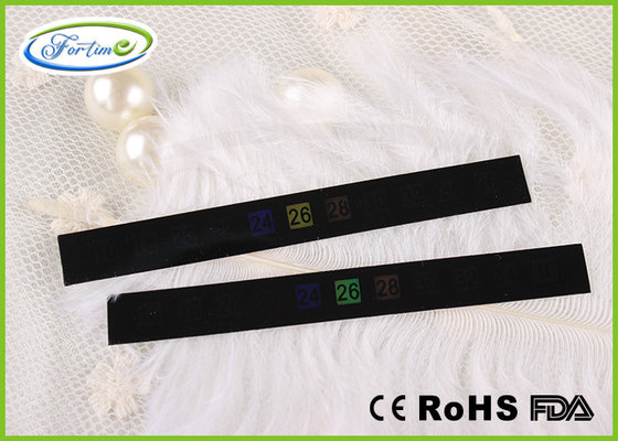 Custom Liquid Crystal Color Changing LCD Thermometer Strip with Adhesive Sticker