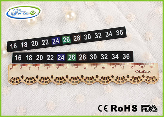 Reusable Vertical PET Adhesive LCD Thermometer Strip Temperature Label 16 ～ 36 ℃