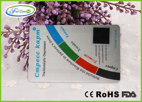 OEM Plastic Offset Printing Stress Test Card / Mood Testing Cards with Custom Logo