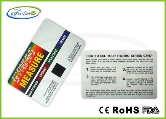 Liquid Crystal Color Changing Stress Test Card Heat-Sensitive and Eco-friendly