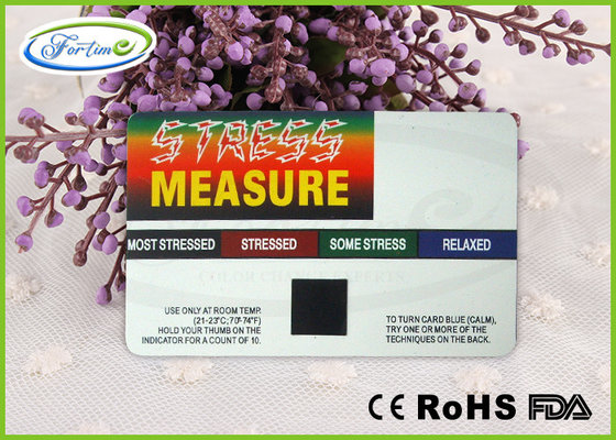 Liquid Crystal Color Changing Stress Test Card Heat-Sensitive and Eco-friendly