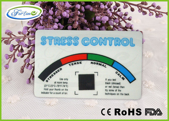 Color Changing Promotional Stress Test Card / Love Test Card for Presure Testing