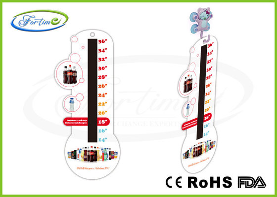Key Shape PP Room Thermometer Card 14 ℃ to 36℃ Baby Room Temperature Gauge