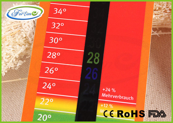 Household LCD Color Changing Room Thermometer Card High Accuracy