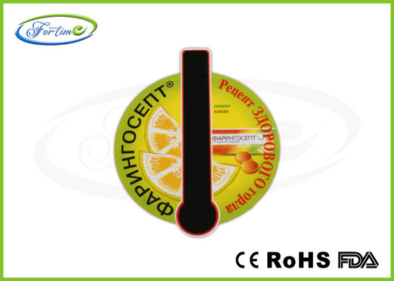 Eco-friendly Home Room Thermometer Card For Checking Room Temperature 0 ~ 18℃
