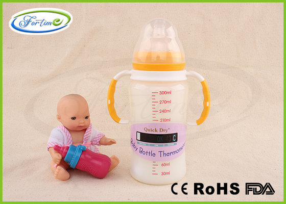 Baby Safe Digital Baby Milk Bottle Thermometer Card / Feeding Bottle Temperature Test Strip
