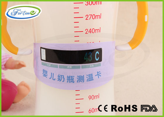 OEM Reusable Baby Safe Digital Milk Bottle Thermometer With LCD Display 33 - 43℃