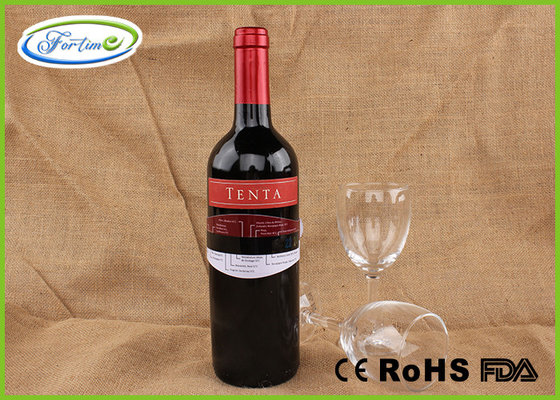Color Changing Wrap Around Wine Thermometer / Wine Temperature Gauge 4 ~ 24℃