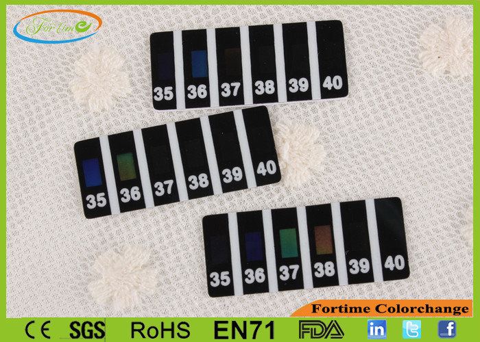 Simple Style LCD Fever Scan Forehead Thermometer Strip For Baby , Range 35℃ ~ 40℃