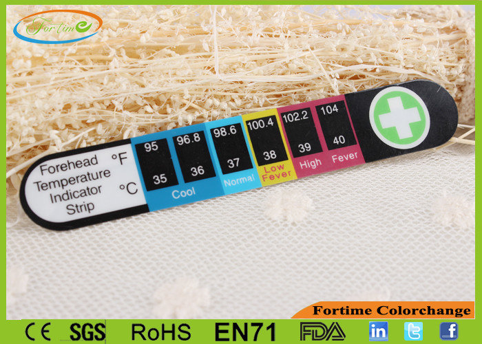 Colorful Digital LCD Temperature Sensor Sticker Adhesive Temperature Strips
